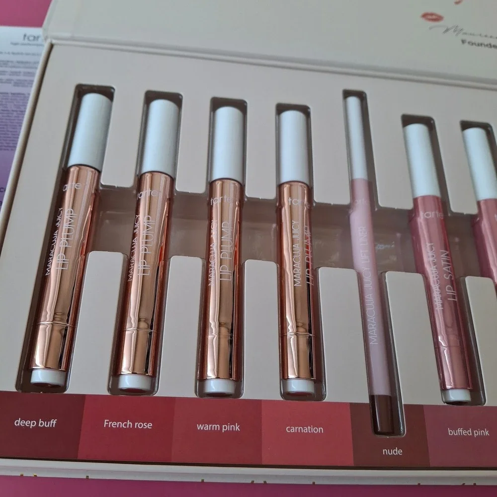 tarte | Makeup | Tarte Maracuja Juicy Lip Library 9piece Set Plump ...
